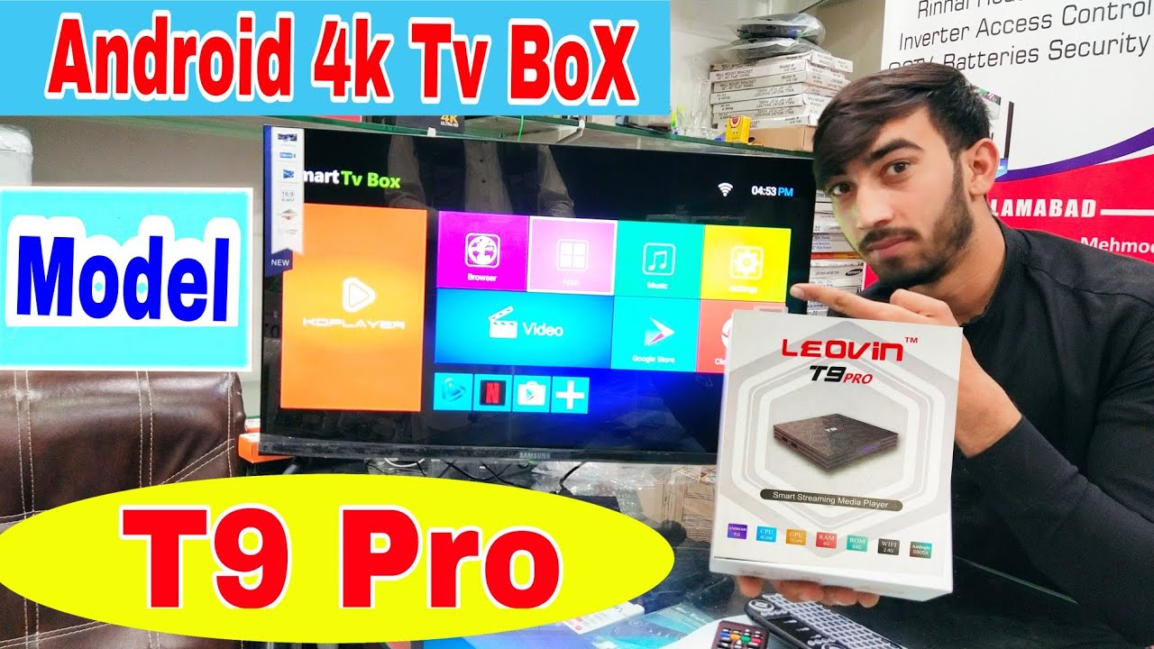 Android 4K TV BOX T9 Pro Latest Model Free Channel device Unboxing ...