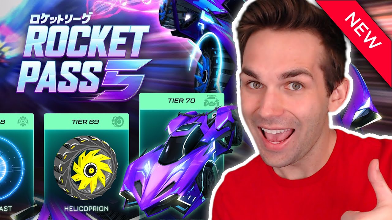 ALL ITEMS FROM THE *NEW* ROCKET PASS 5 (Rocket League Update) - YouTube