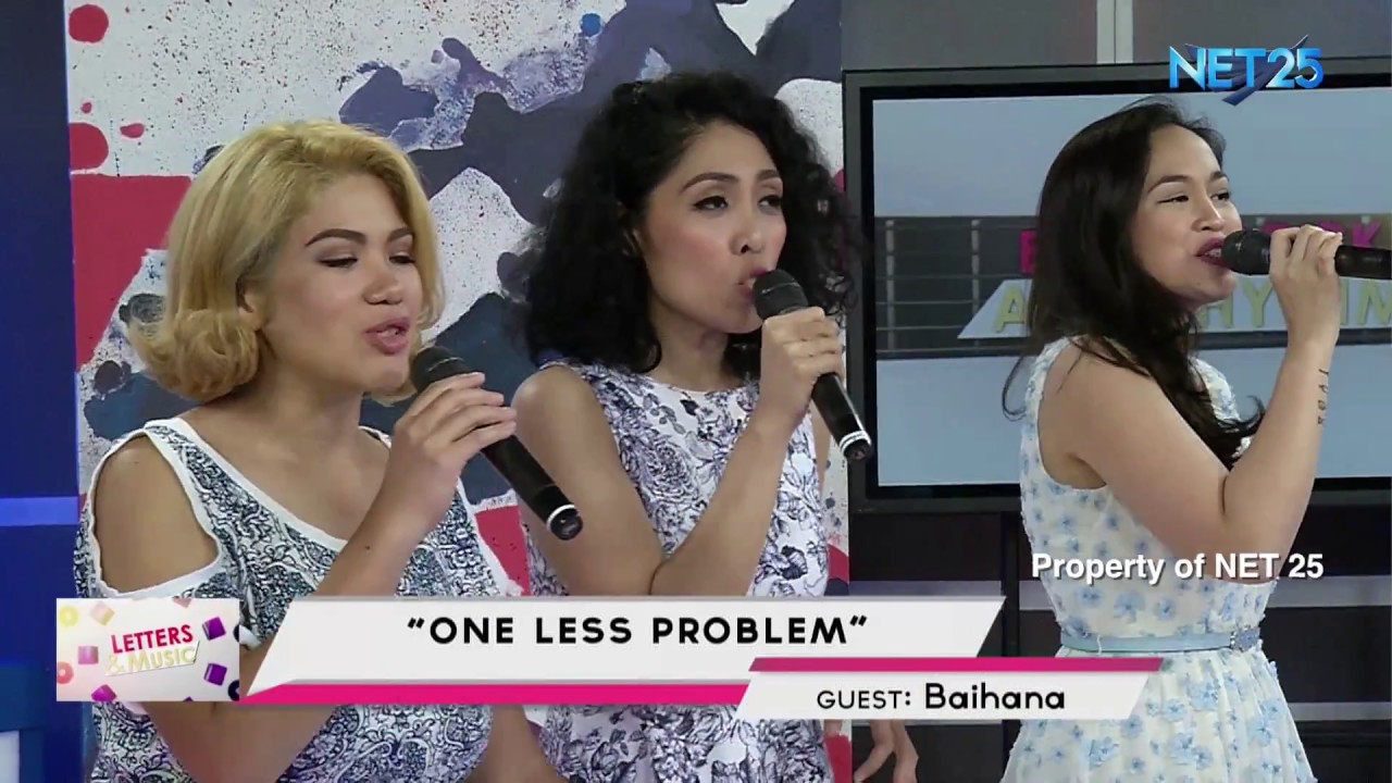 BAIHANA - ONE LESS PROBLEM (NET25 LETTERS AND MUSIC) - YouTube