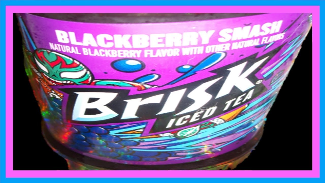 Lipton Blackberry Smash Brisk Iced Tea REVIEW - YouTube