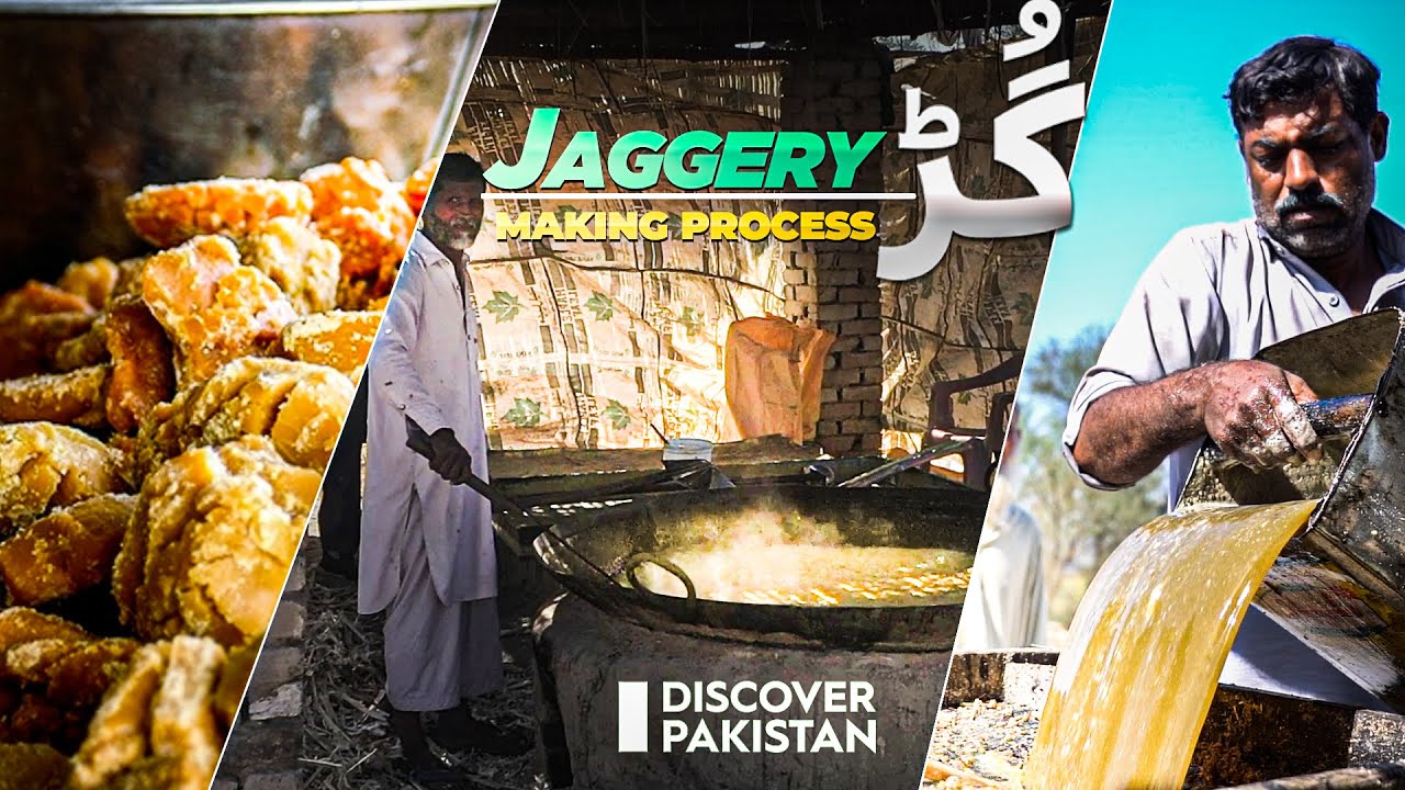 Gur/Jaggery Making Process from Sugar Cane | Traditional Sweet of ...