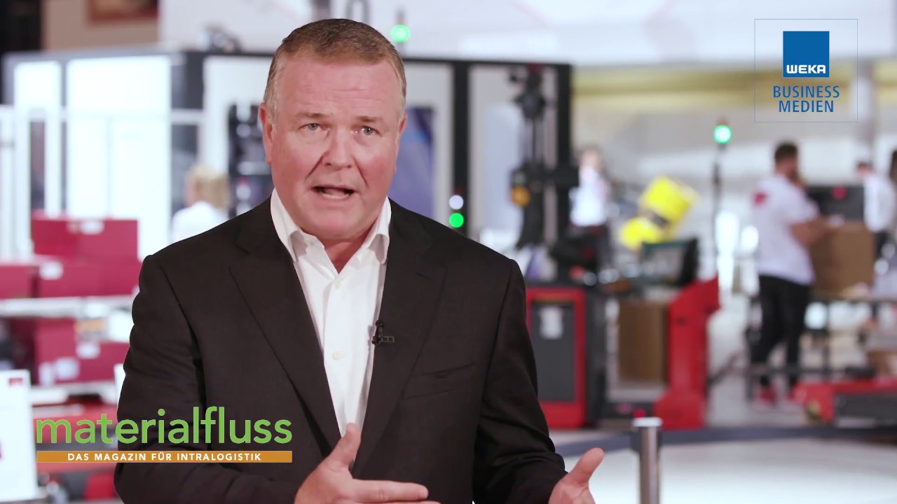 materialfluss VOR ORT: Jeff Moss (Dematic) bei der World Of Material ...