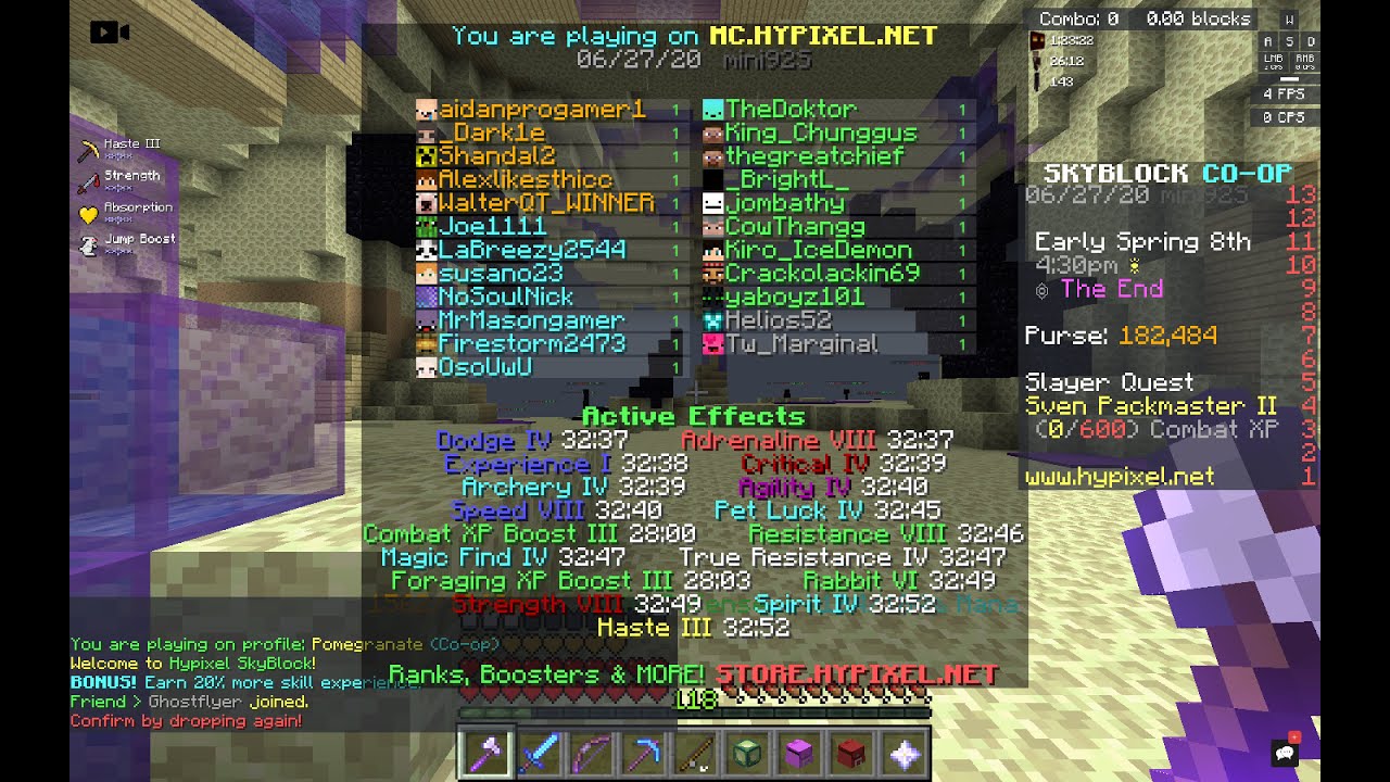 Legendary Enderman Pet: God splashes are OP - YouTube