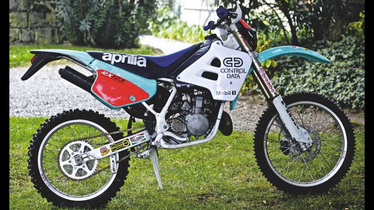 Aprilia RX 125 Control Data ufficiale e Stefano Passeri 1992 - YouTube