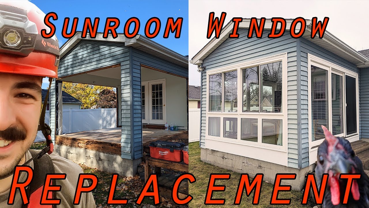 How To Replace Sunroom Windows - YouTube
