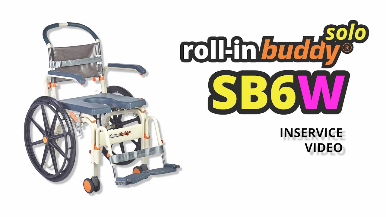 Roll-In Buddy Solo SB6w - Inservice Video - Mobile Shower Chair for ...