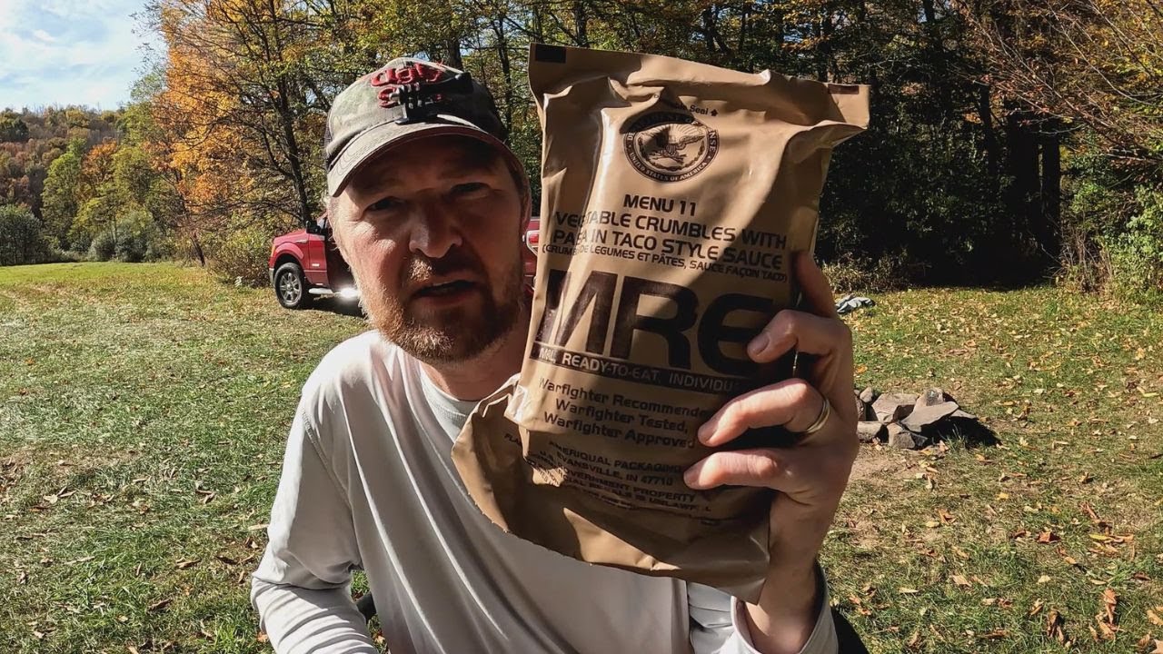 Camping on Dyberry Creek & First MRE Review! - YouTube