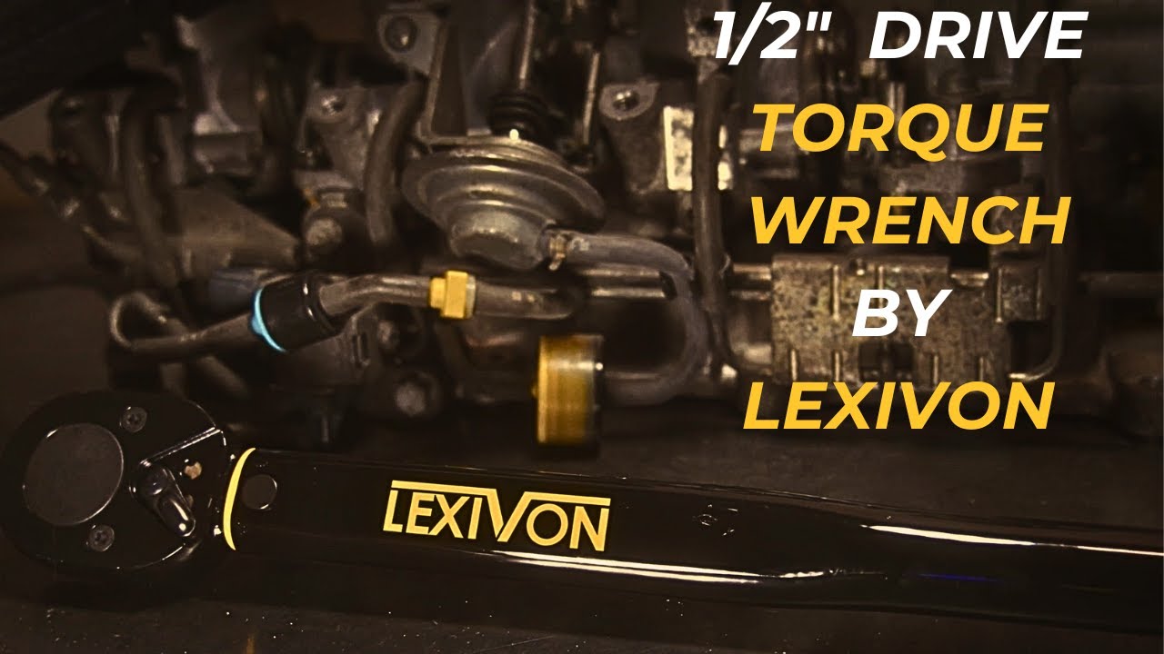 LEXIVON 1/2-Inch Drive Click Torque Wrench 10~150 Ft-Lb/13.6~203.5 Nm ...