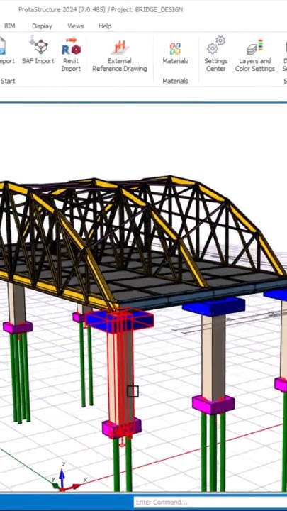 Building a Truss Bridge with Protastructure: Step-by-Step Animation - YouTube