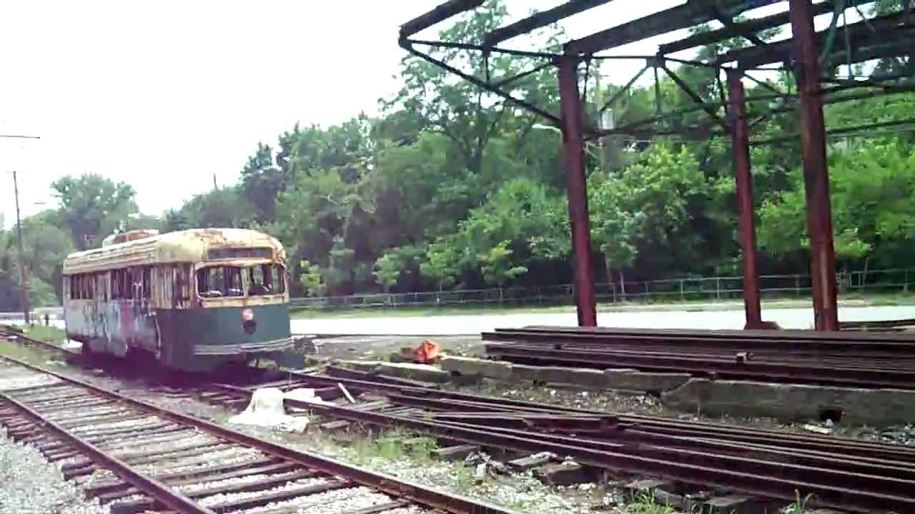 Ride the streetcars at the Old Streetcar Museum in Baltimore. - YouTube