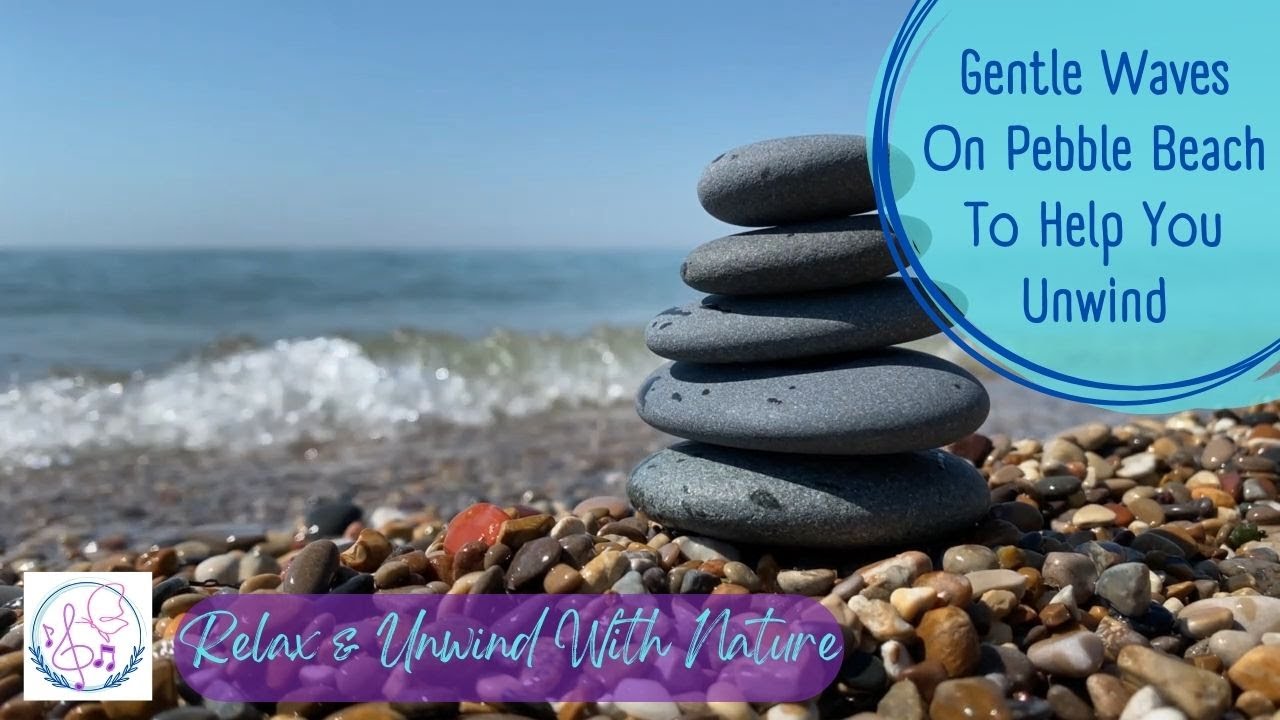 Gentle Waves On Pebble Beach | Relaxing Ocean Sounds For Meditation ...
