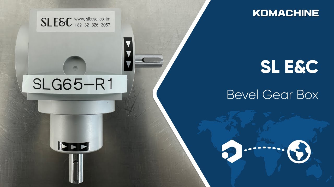 SL E&C / Bevel Gear Box (SLG65-R1) / INV-03563 - YouTube