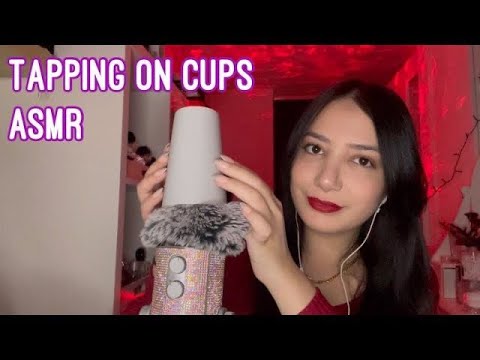 ASMR|Tapping on different cups *NO TALKING🌟* - YouTube