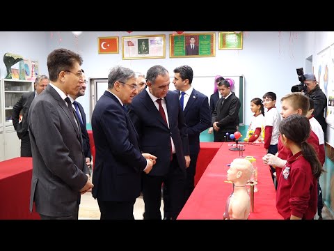 Aşkabat Ortak Türkmen Türk Okulunda Yeni Atölyeler Açıldı