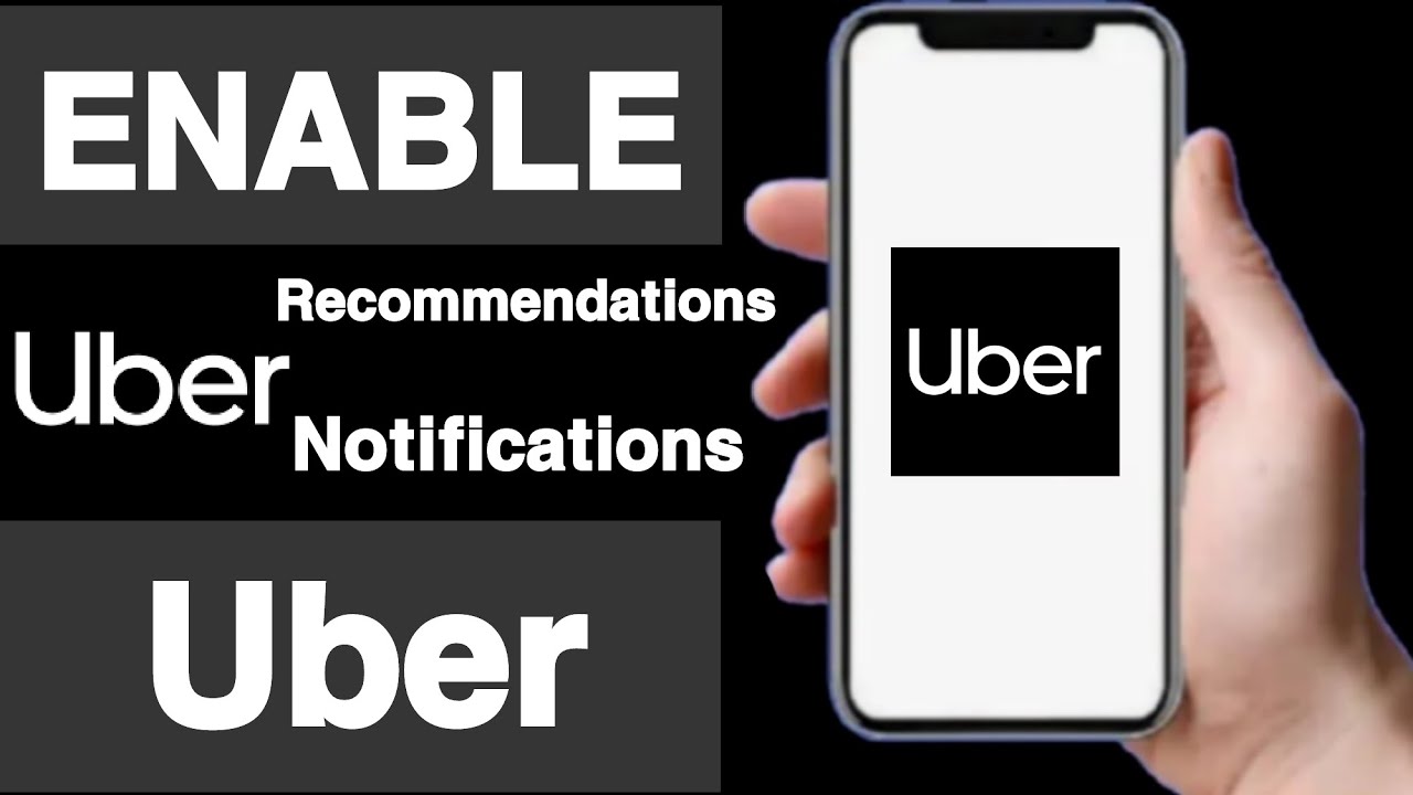 How to enable recommendations notifications on uber account||Unique ...