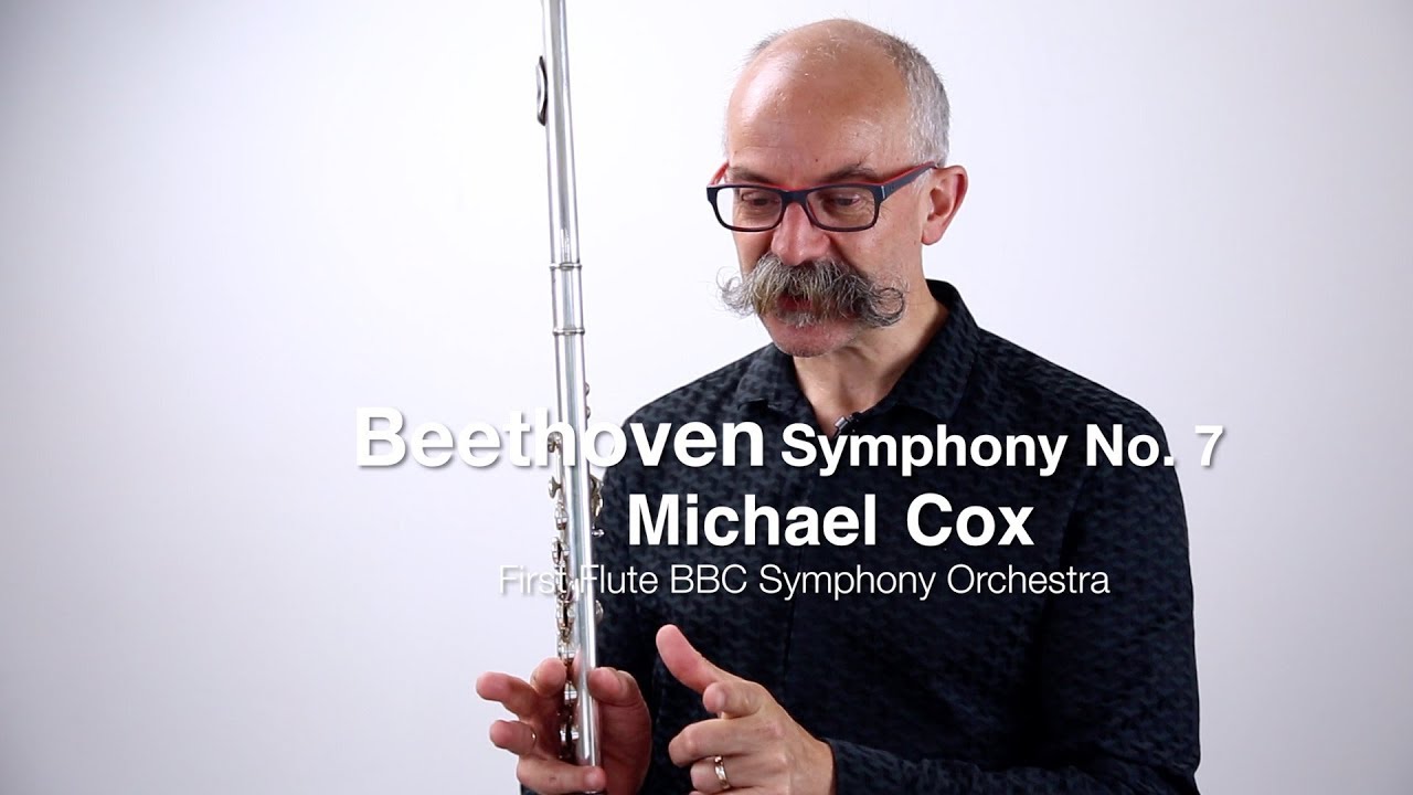 Beethoven Symphony No. 7 flute solos with Michael Cox - YouTube