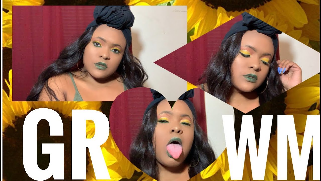 GRWM | SUNFLOWER INSPIRED MAKEUP TUTORIAL - YouTube