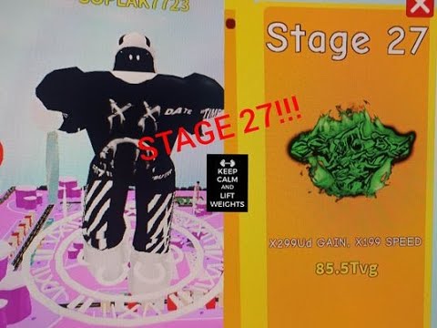 |Getting Stage 27 after 240+ hours in Gergo's Lifting Simulator ...