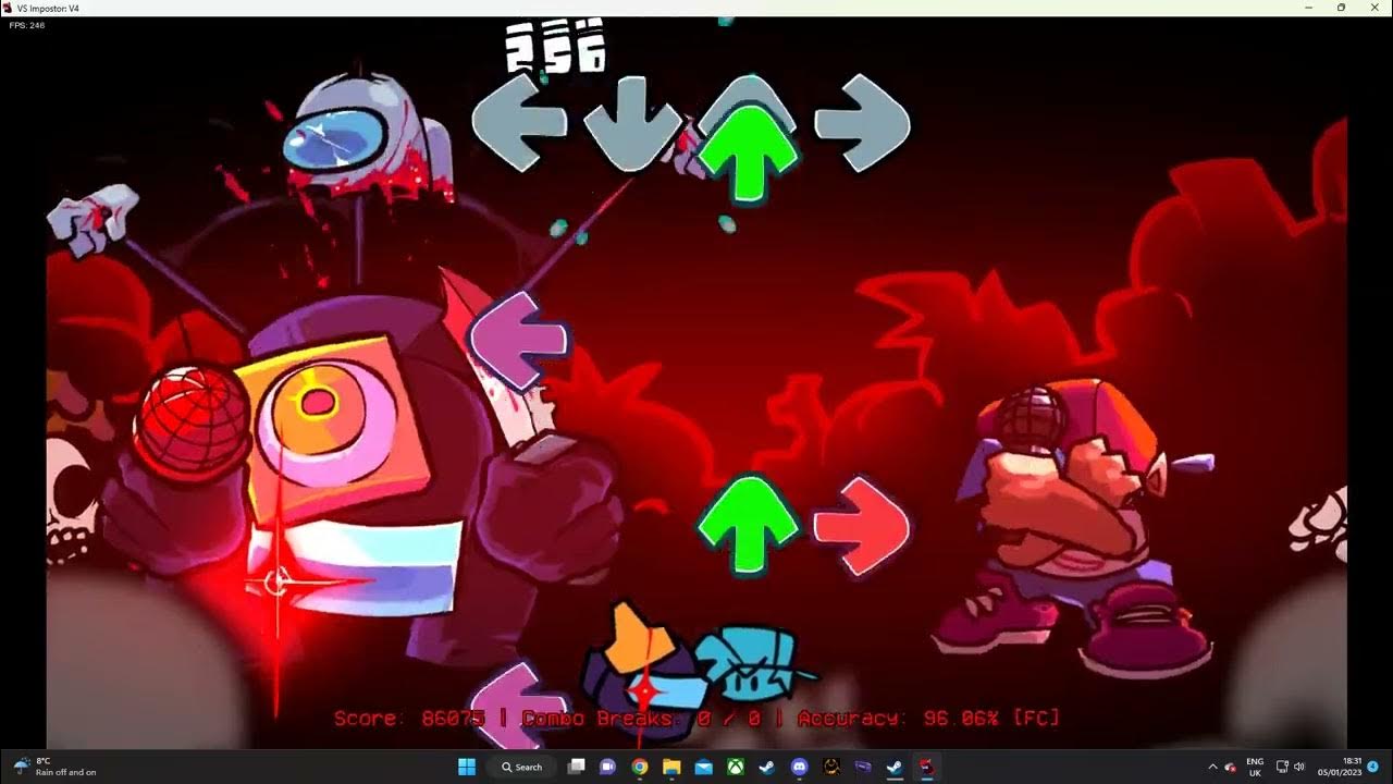 fnf vs impostor V4 defeat FC - YouTube