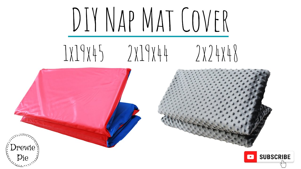 DIY Minky Nap Mat Cover Tutorial: for various sizes map mats - YouTube