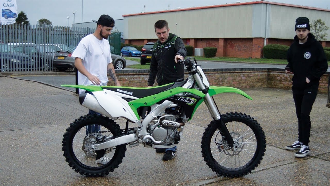 Picking Up the New KXF 250. - YouTube