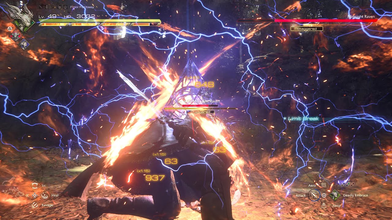 Final Fantasy 16 - Midnight Raven (FF Mode No Damage Rift Slip/Cold ...