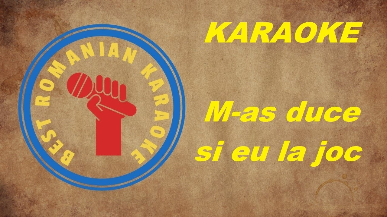 KARAOKE Populara: M-as duce si eu la joc Versuri Negativ - YouTube