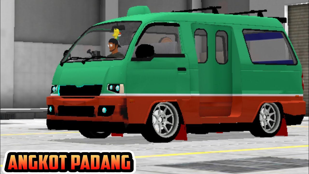 MOD BUSSID ANGKOT RACING NEW ||| Angkot Padang - YouTube