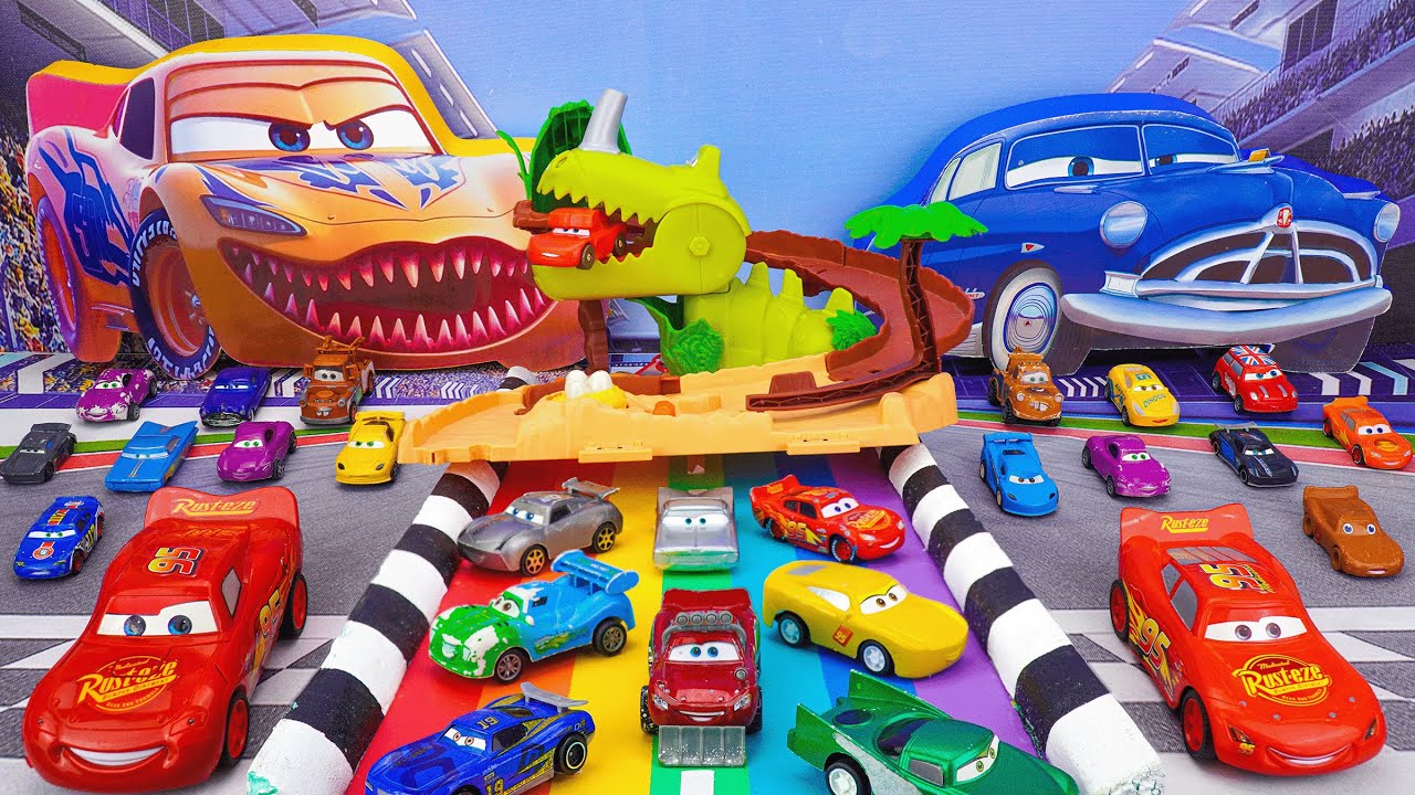 Disney Pixar Cars Unboxing Review | Lightning McQueen R and Jackson ...