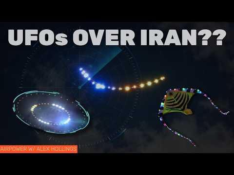 Did a UFO just appear over IRAN? Strange lights appear over TEHRAN