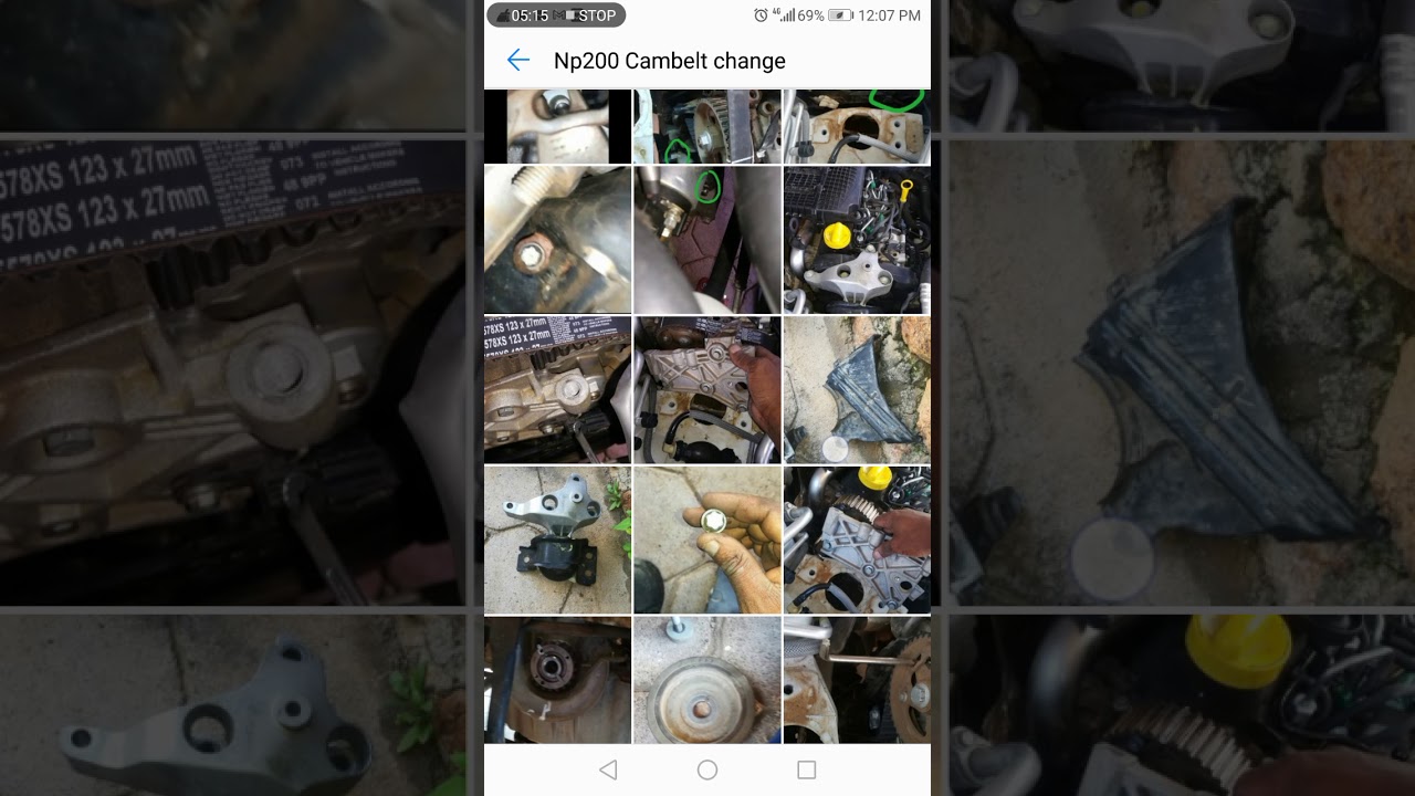 Np200 1.5 dci 2016 timming belt/cambelt change - YouTube