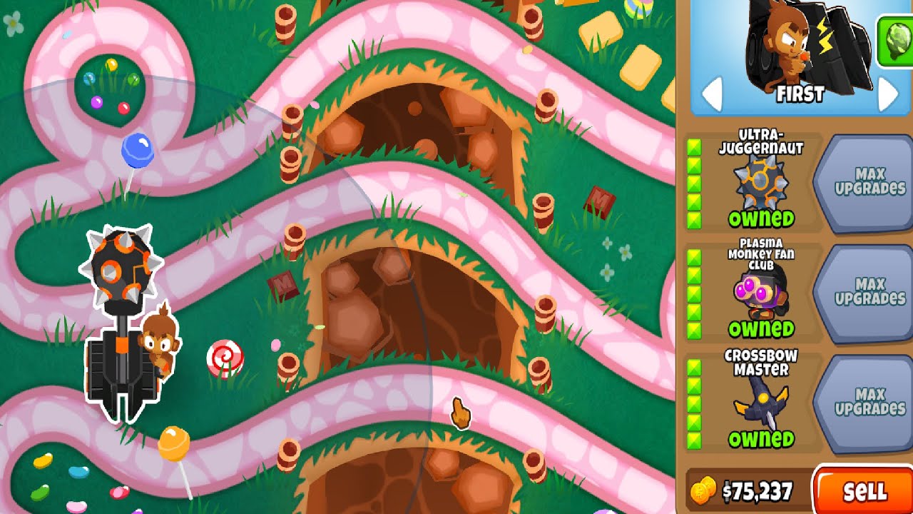 How far can you get in Bloons TD6 with ultimate cross path? - YouTube