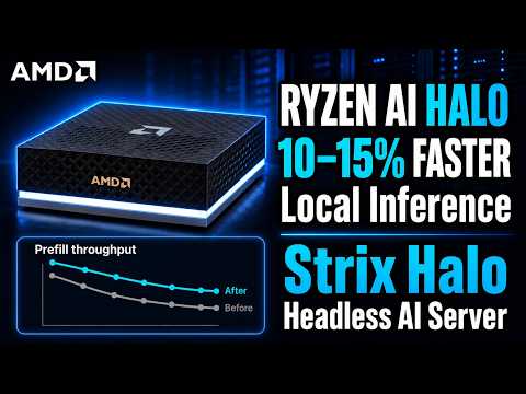 How I Configure the Ryzen AI Halo (Strix Halo) for 10-15% Faster Local Inference