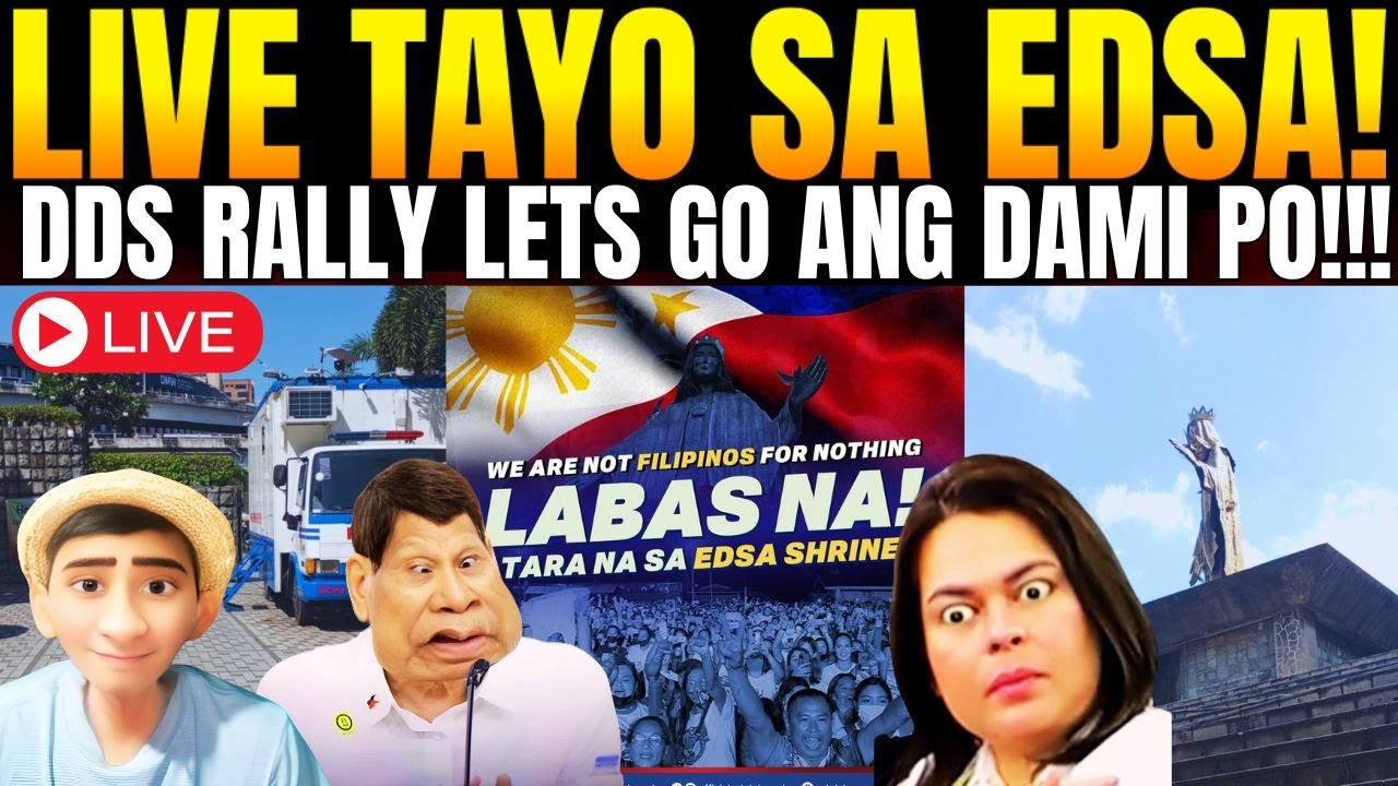 BREAKING UPDATE SA EDSA DDS RALLY!!! - YouTube