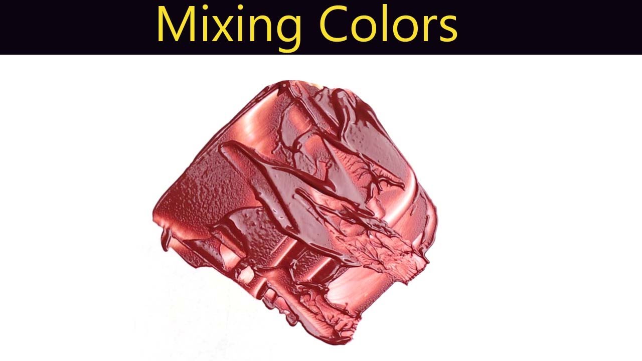 How To Make French Puce Color Paint - Mixing Colors - YouTube