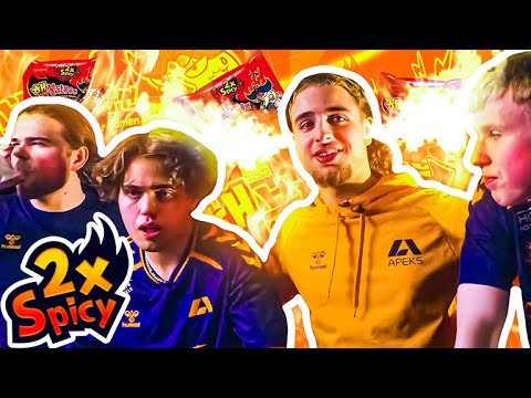 Eating the HOTTEST Fire Noodles In The Universe?! 🥵