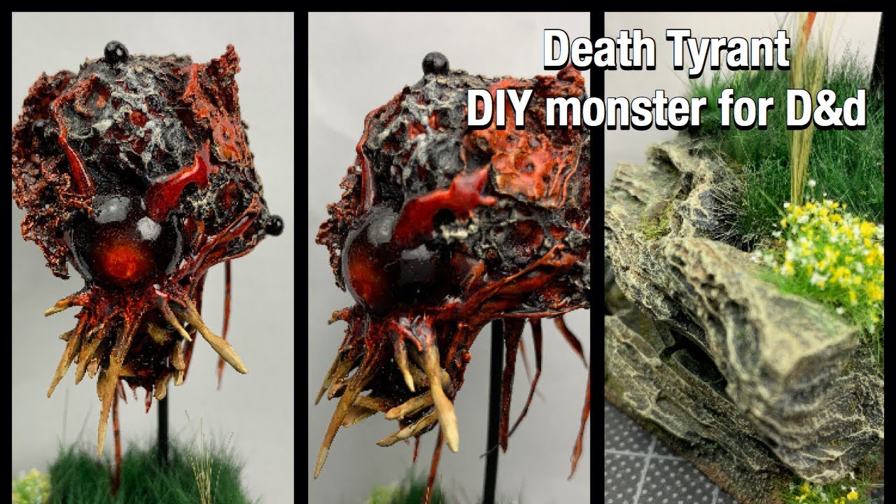 Death Tyrant tutorial - Dungeons & dragons monsters series - YouTube