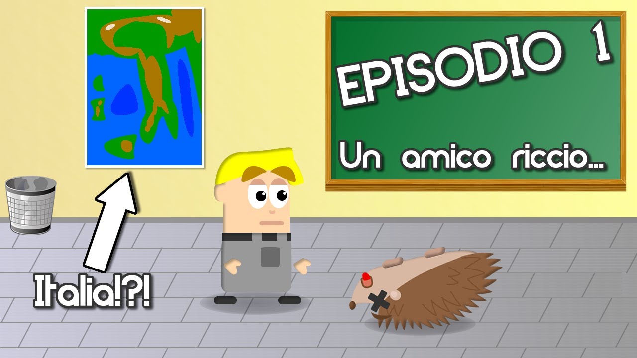 Pentacomix - [Episodio 1] ... un amico riccio!?!? - Battute ...
