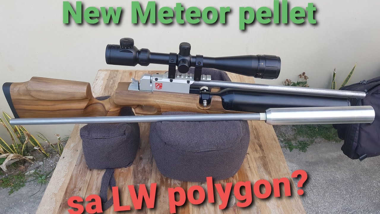 New Meteor pellets on a GCMAG with Lothar Walther polygon airgun barrel ...