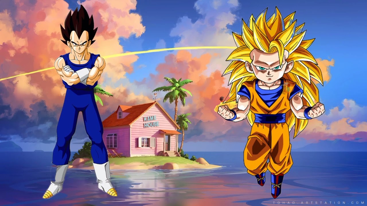 Goku and vageta (fight) cute Goku and cute vageta |🏆 - YouTube