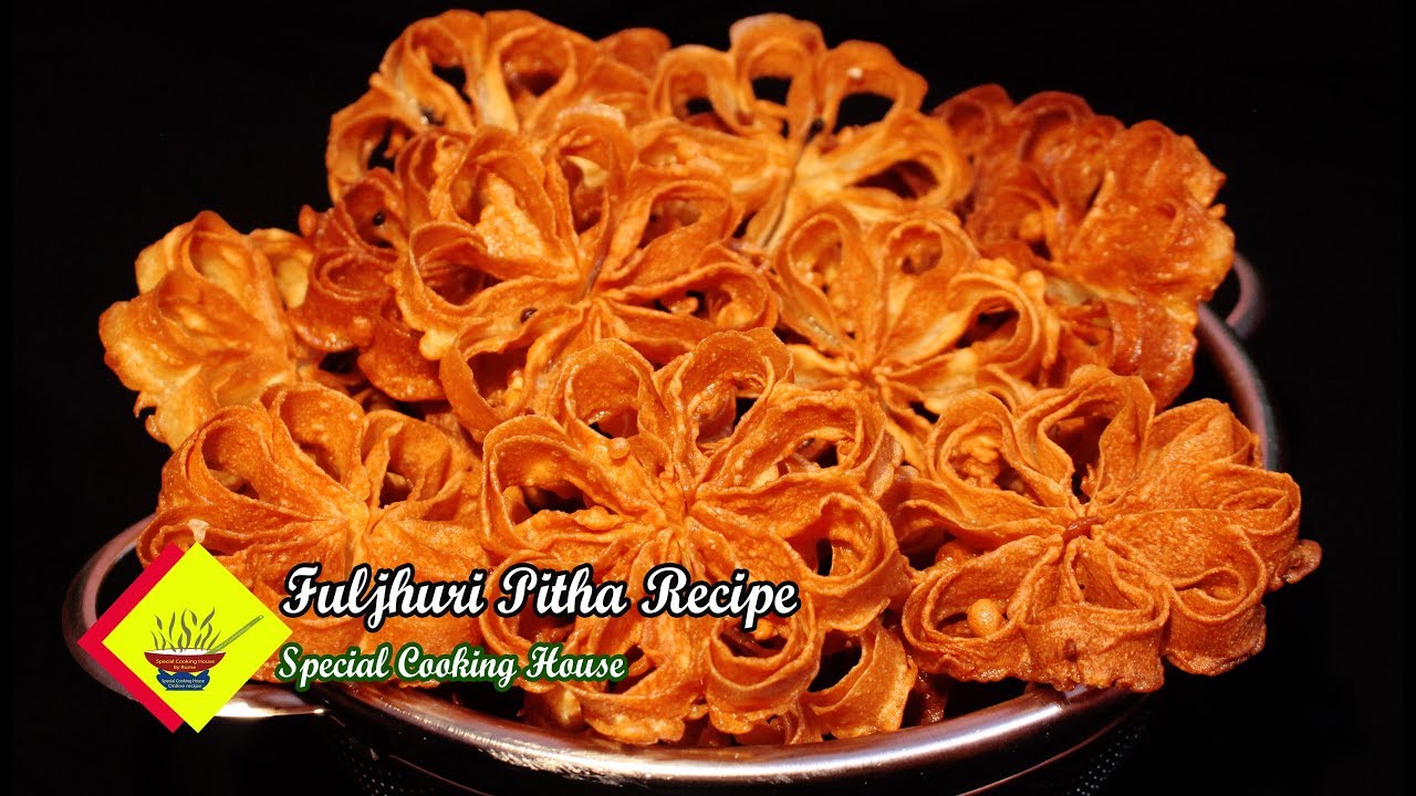 কুড়কুড়ে মচমচে ফুলঝুড়ি পিঠা || Fuljhuri Pitha Recipe || Bangladeshi ...