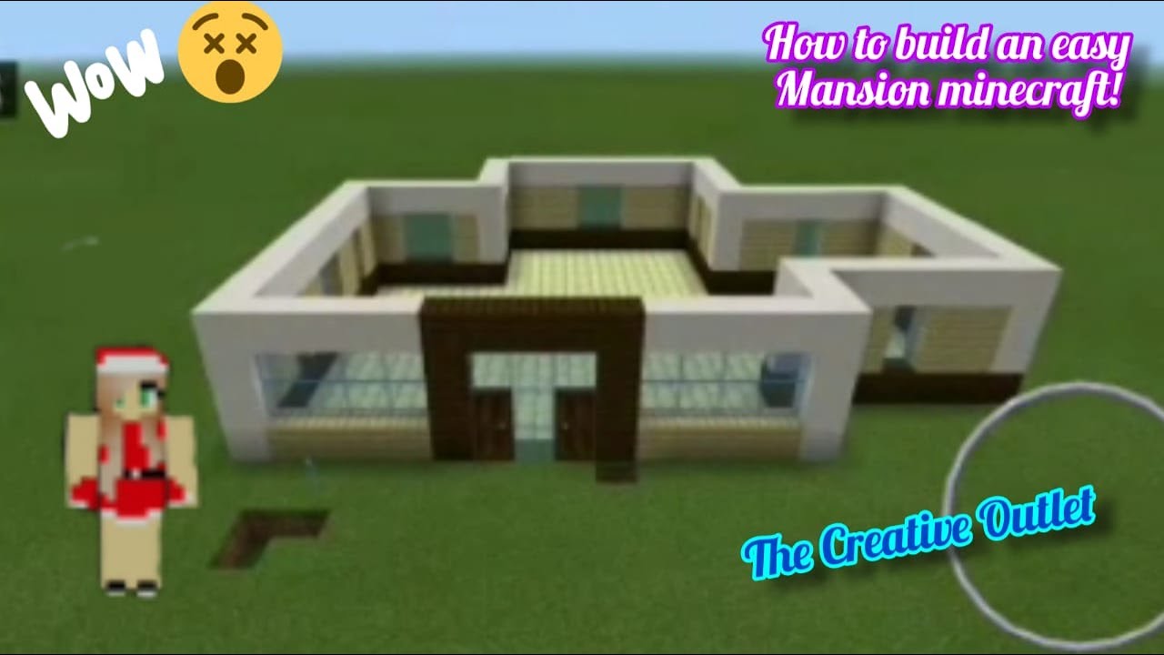 How To Build An Easy Modern Mansion In Minecraft! | The Creative Outlet ...