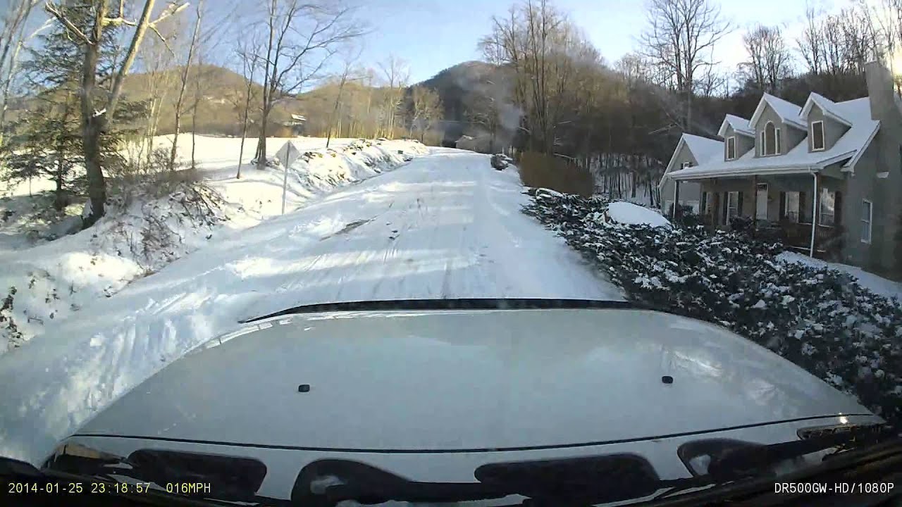 Snow drive, Toyota FJ Cruiser, #2, BlackVue Dash Cam 500 - YouTube