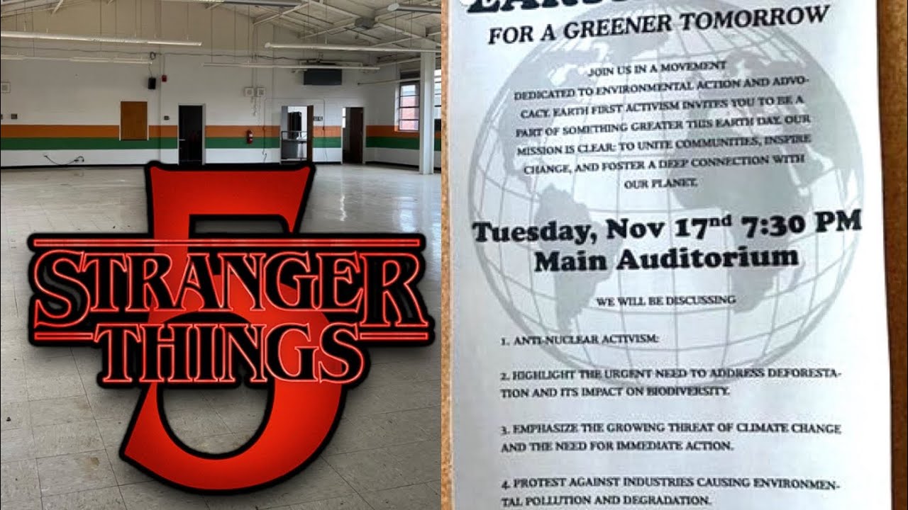 Stranger Things 5 - Hawkins High & Downtown - YouTube