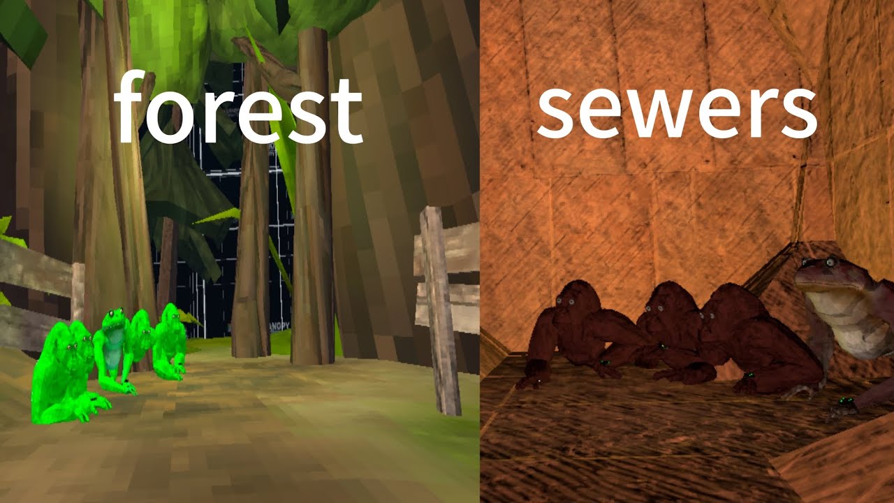 animal company forest vs sewers - YouTube