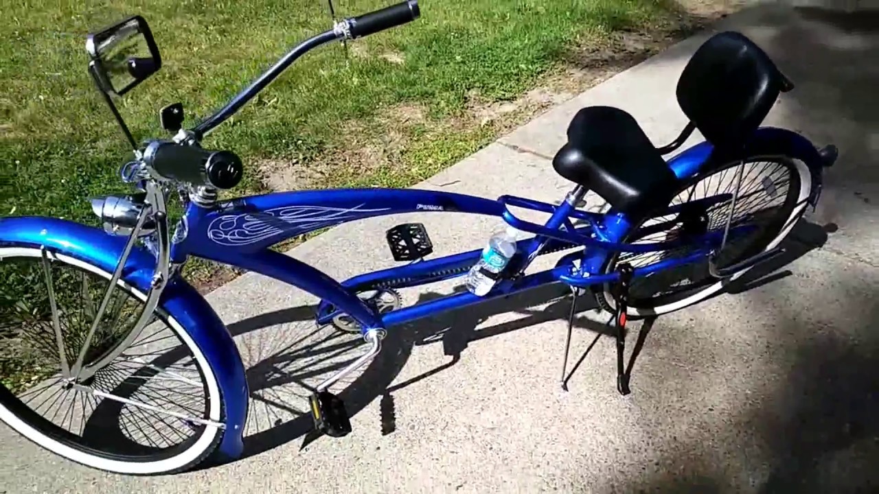 Stretch beach cruiser new part's - YouTube