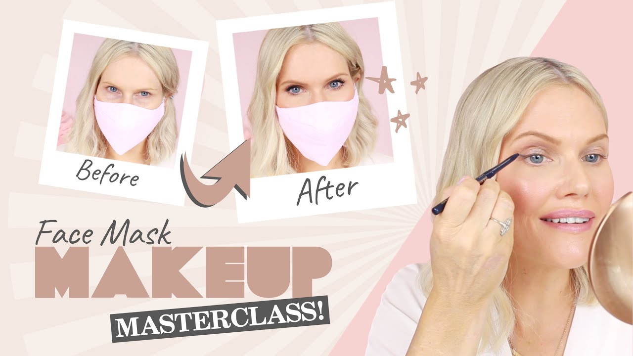FACE MASK MAKEUP! 😷💄 - YouTube