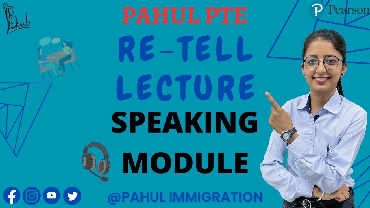 PTE Speaking RE-Tell Lecture - YouTube