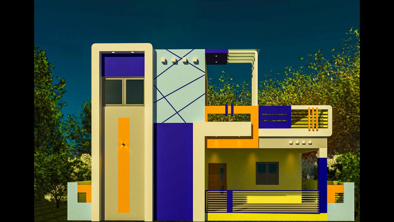 How To Create Ground Floor Elevation Design-3 In Revit By SK Architect ...