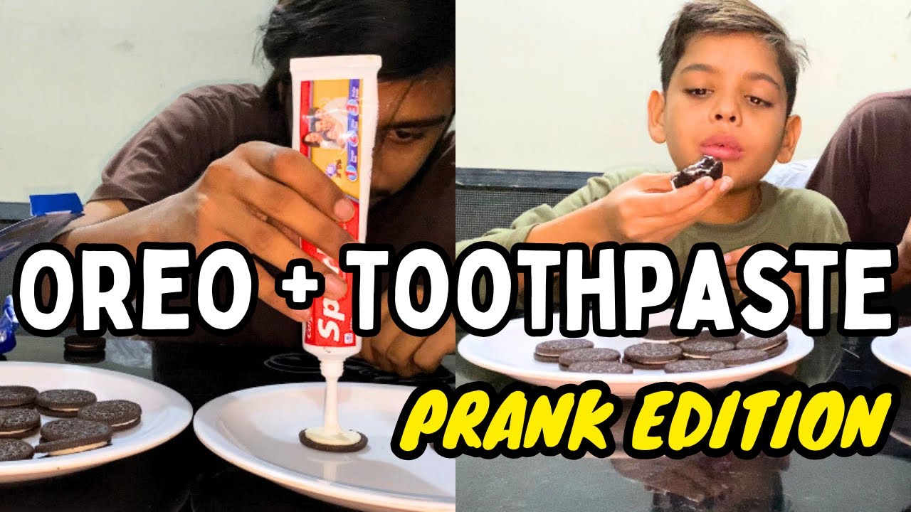 Oreo + Toothpaste Prank With Brother | vlog 2🍪💥 - YouTube